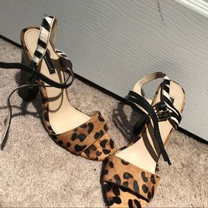 Shoemint | Shoes | Multi Animal Print Sandals Size 72 Shoemint | Poshmark